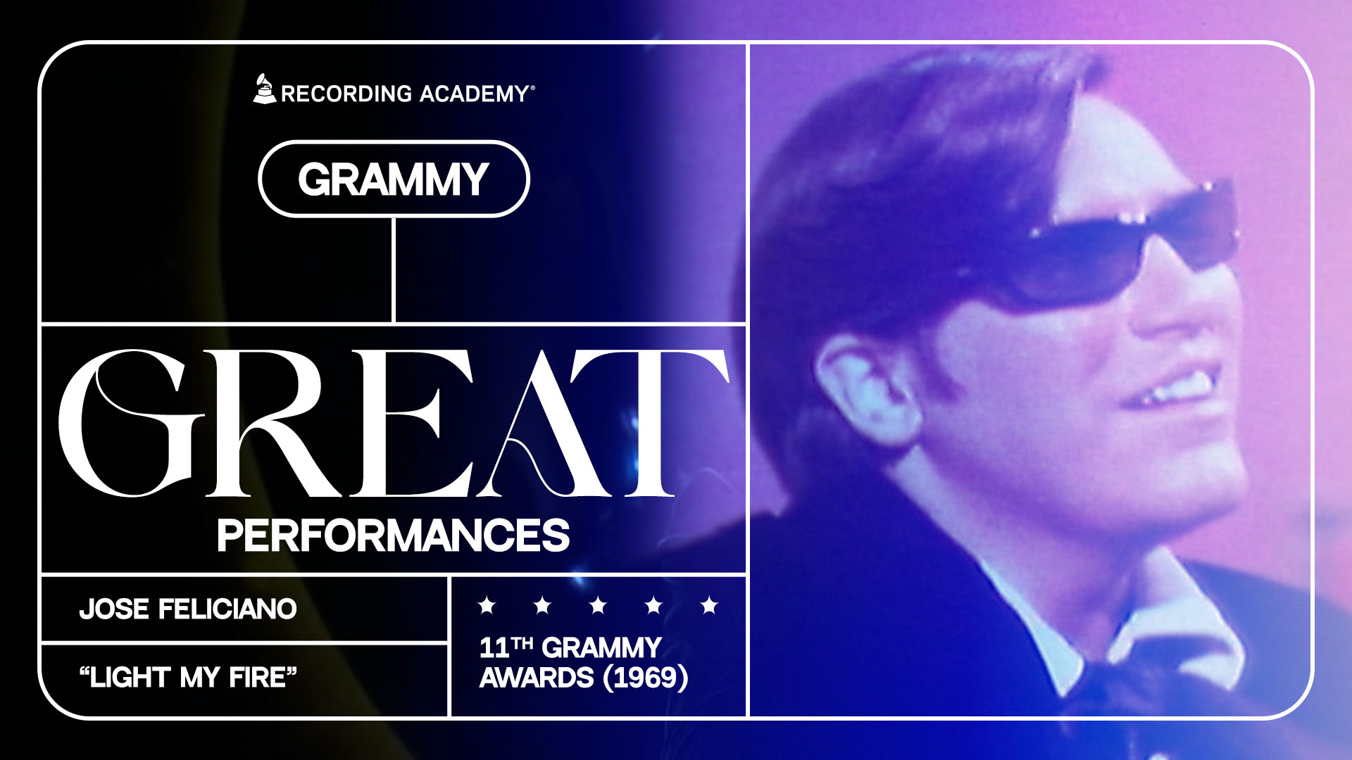 José Feliciano Celebrates Two GRAMMY Wins With His "Light My Fire ...